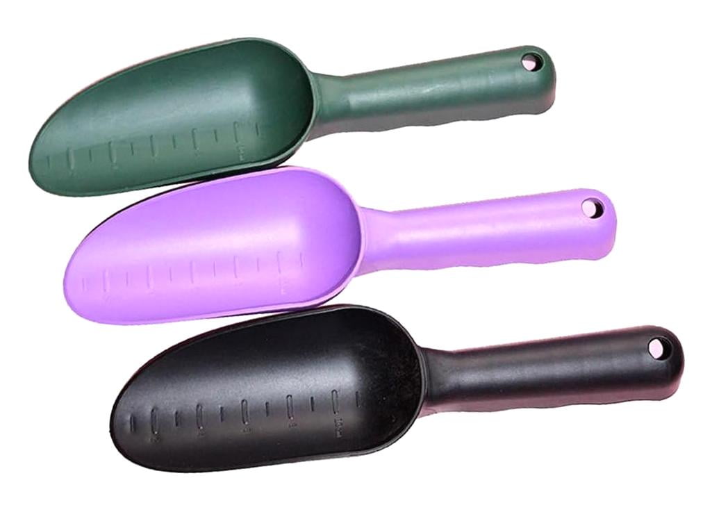 Wellsay 3-Piece Garden Shovel Set, Plastic Hand Trowels for Succulent ...