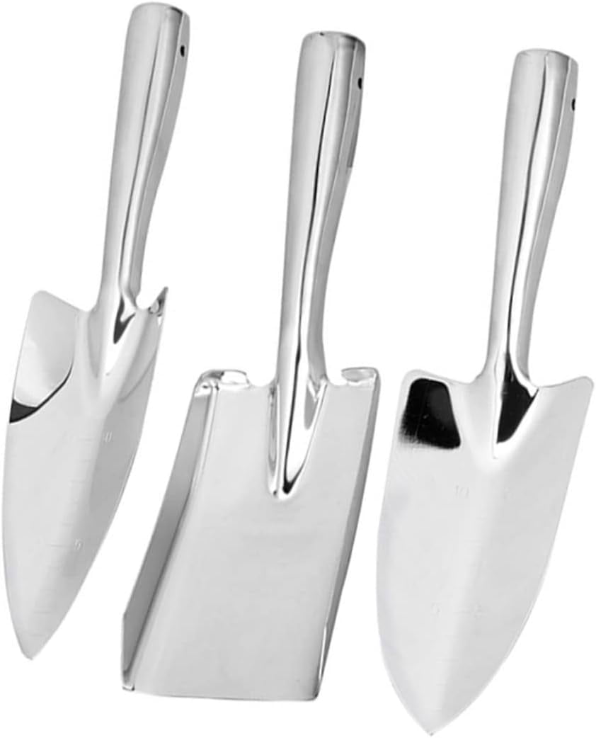 Wellsay 3-Piece Stainless Steel Garden Shovel Set Garden Tool Bulk for ...