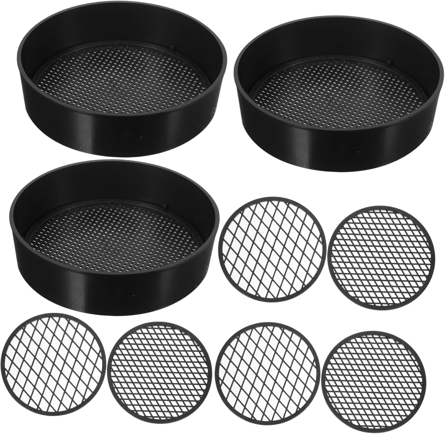 Wellsay 3 Sets Soil Sis Planting Mesh Sis Plastic Sifting Pans ...