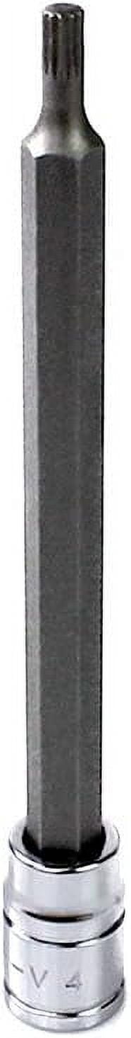 Wellsay 30057 XZN Extra Long 4mm Triple Square Bit Socket with 1/4-Inch ...