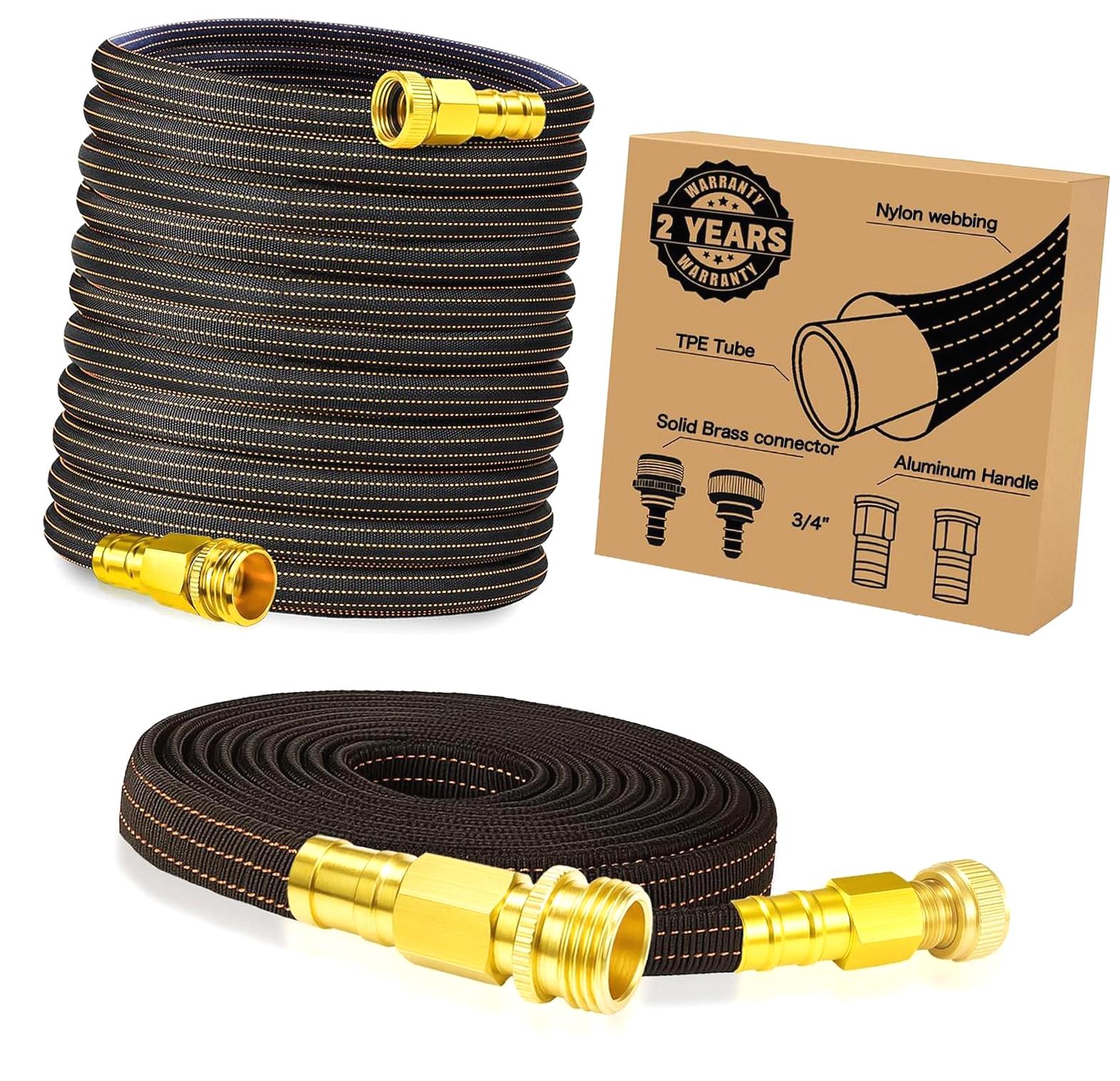 Wellsay 30FT Lightweight, Flexible Water Hose with Solid, Kink-Free ...