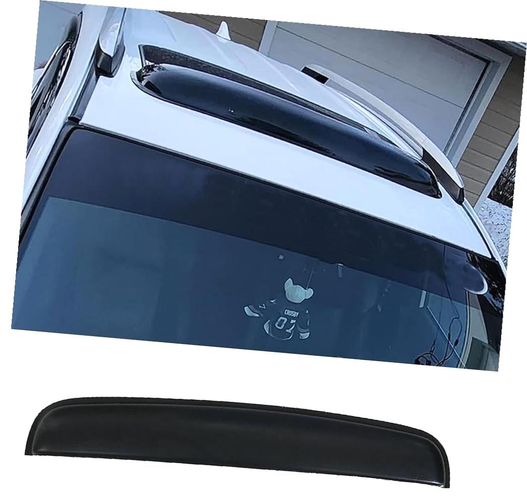 Wellsay 34-Inch 880mm Rain and Snow Guard, Dark Smoke Tint Sunroof Wind ...