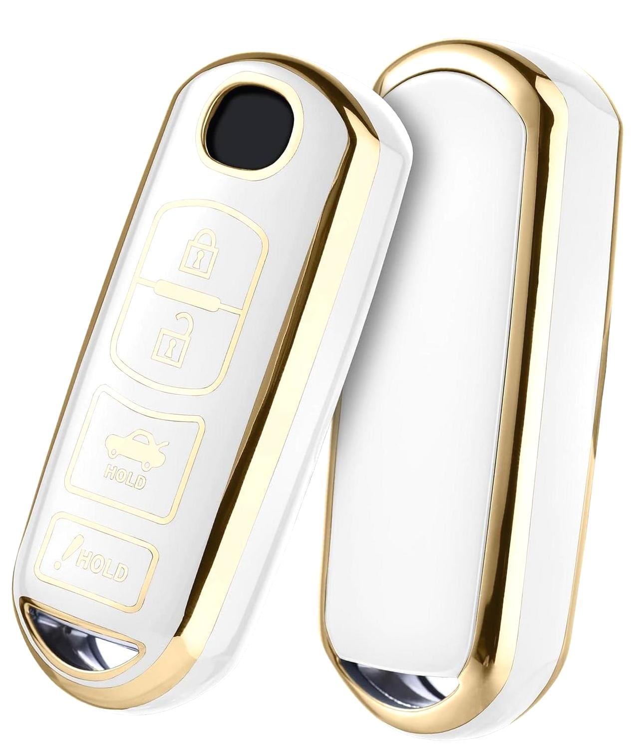 Wellsay 360 Degree Full Protection Key Fob Cover for 3 6 8 Miata MX5 ...