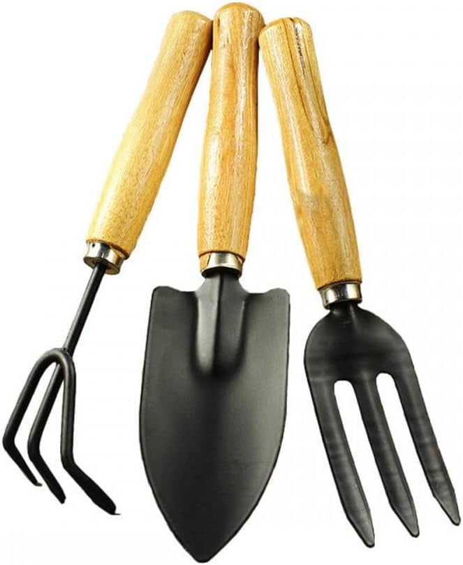 Wellsay 3Pcs Gardening Tool Set Garden Planting Tools Long-Pointed ...