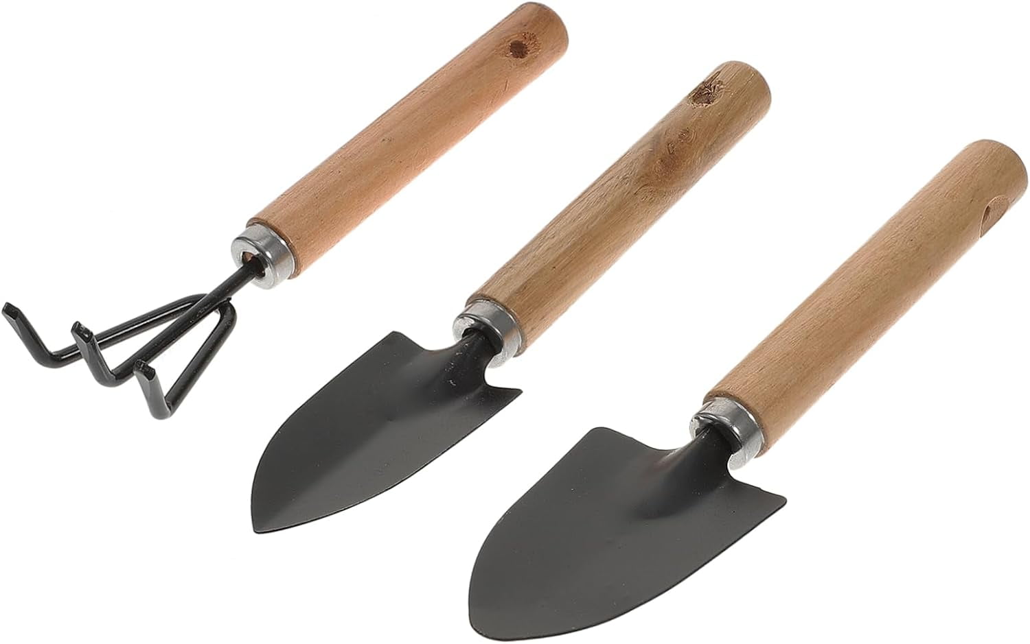 Wellsay 3pcs Hand Spade Garden Rake Cultie Camping Shovel Hand Shovel ...