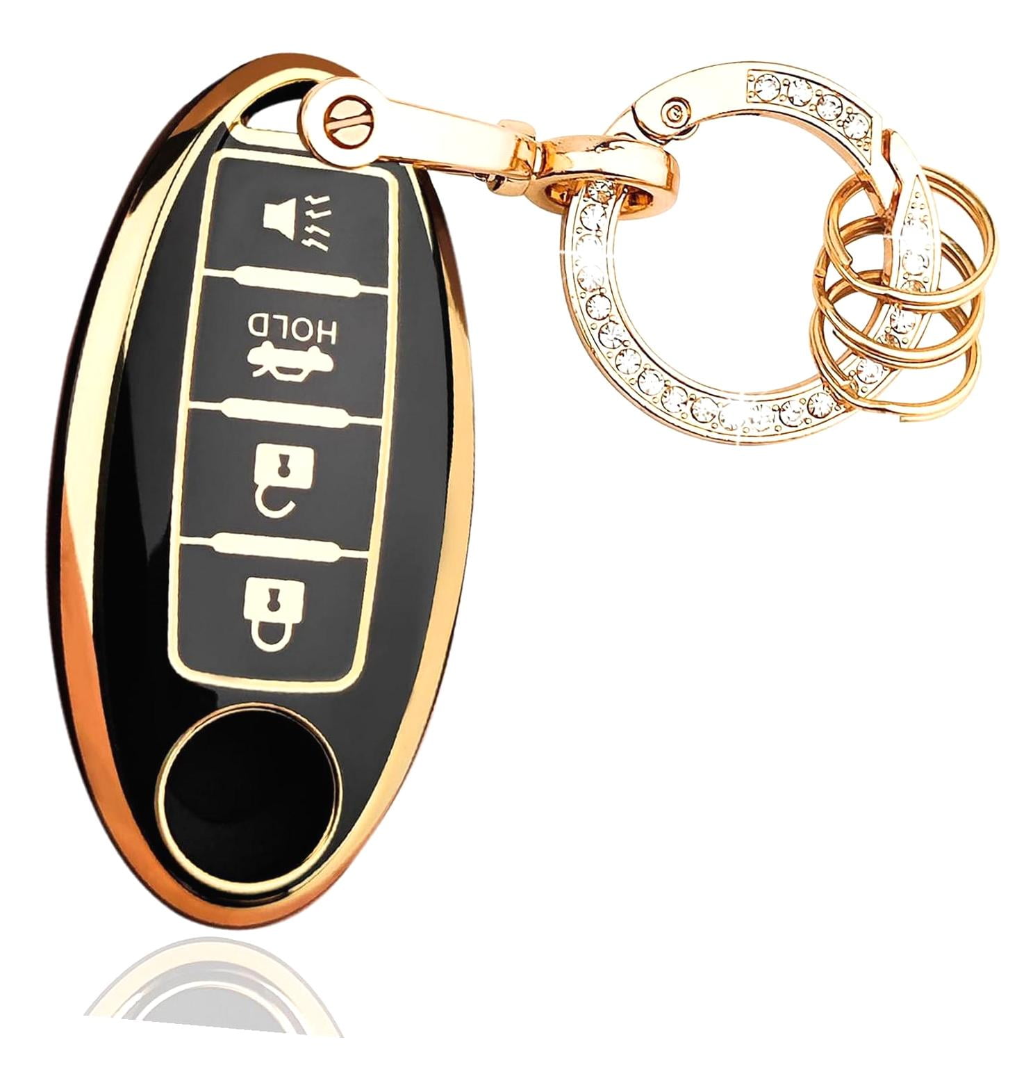 Wellsay 4-Button TPU Key Fob Cover with Rhinestones, with Altima ...