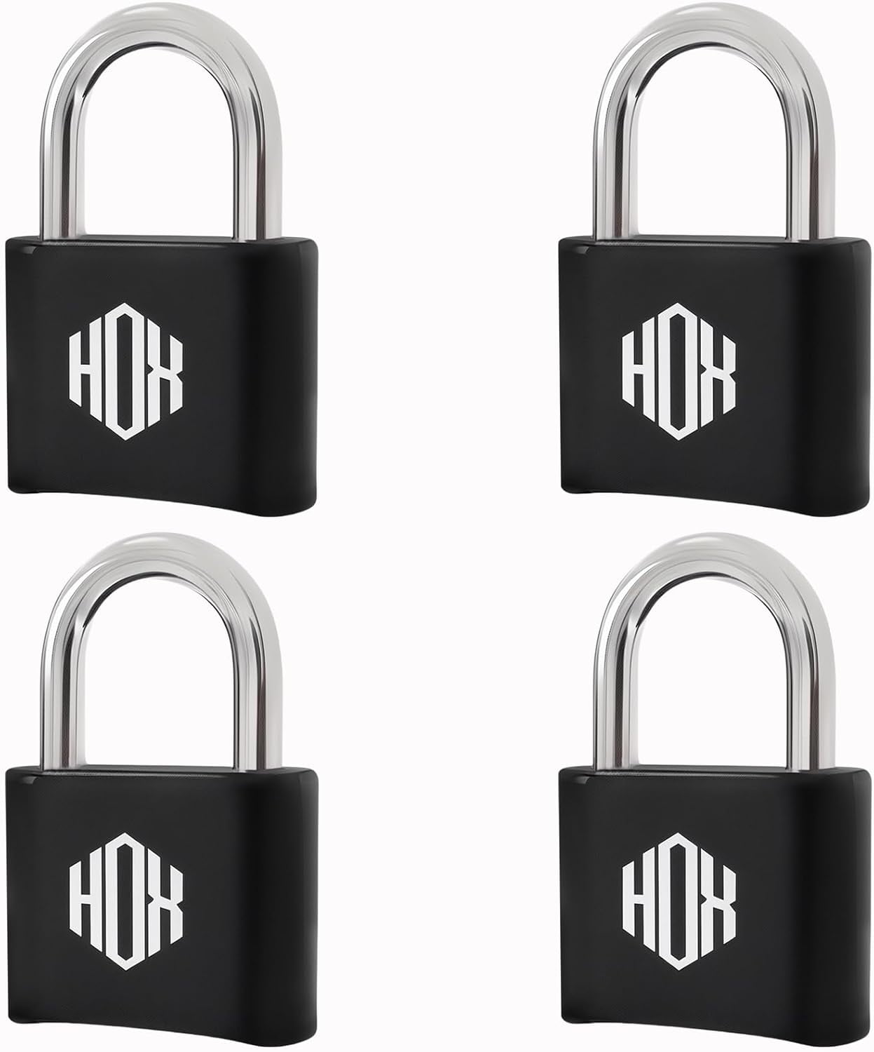 Wellsay 4 Digit Combination Lock Outdoor Padlock - Heavy Duty Locker ...