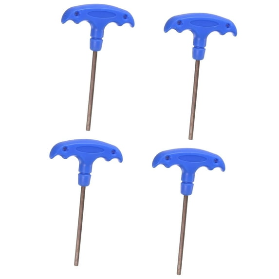 Wellsay 4-Piece -Handle Hex Key Wrench Set 4mm Steel -Key Inner Hexagon ...