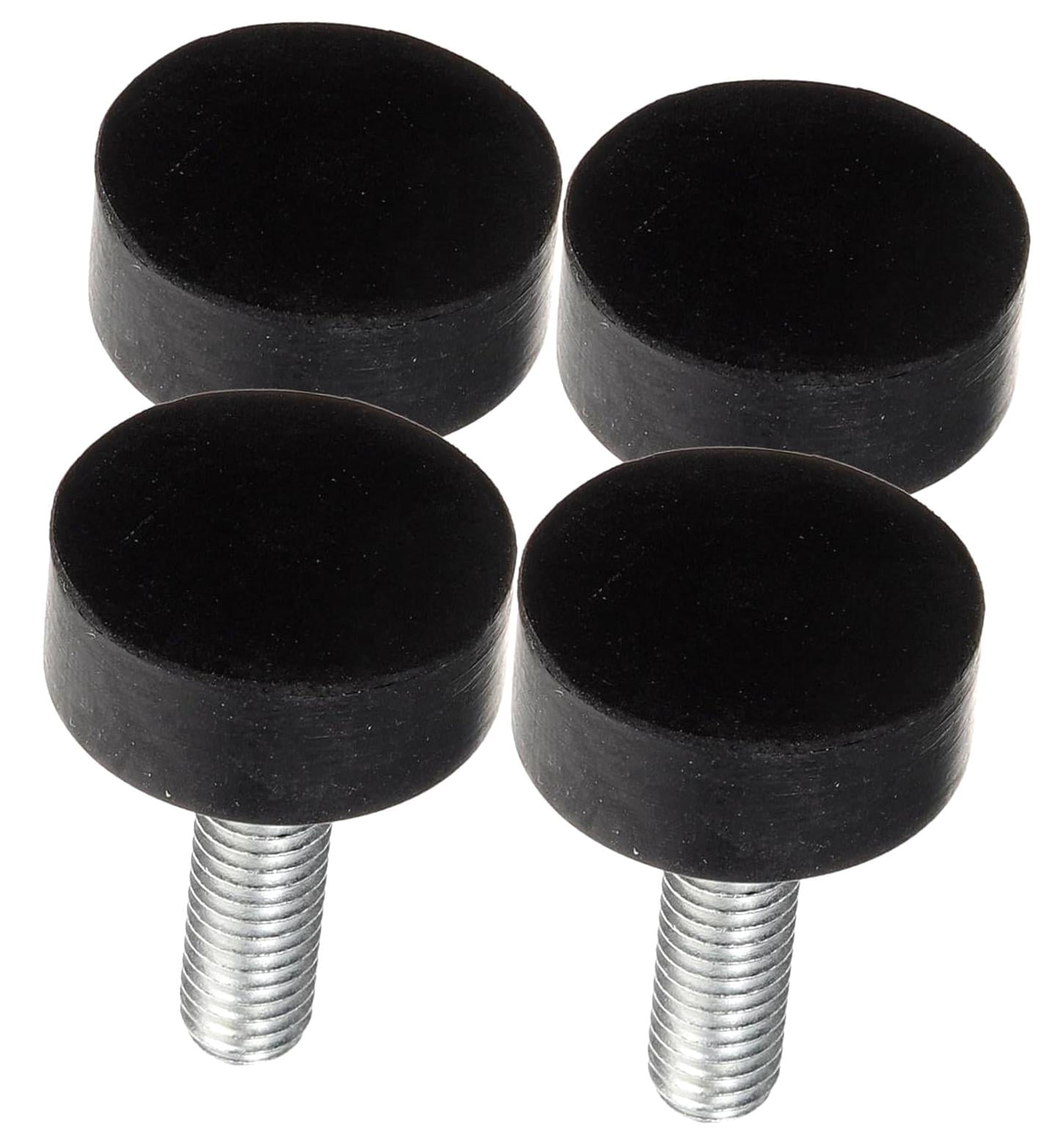 Wellsay 4-piece Rubber Foot Levelers for Heavy-Duty Furniture Legs ...