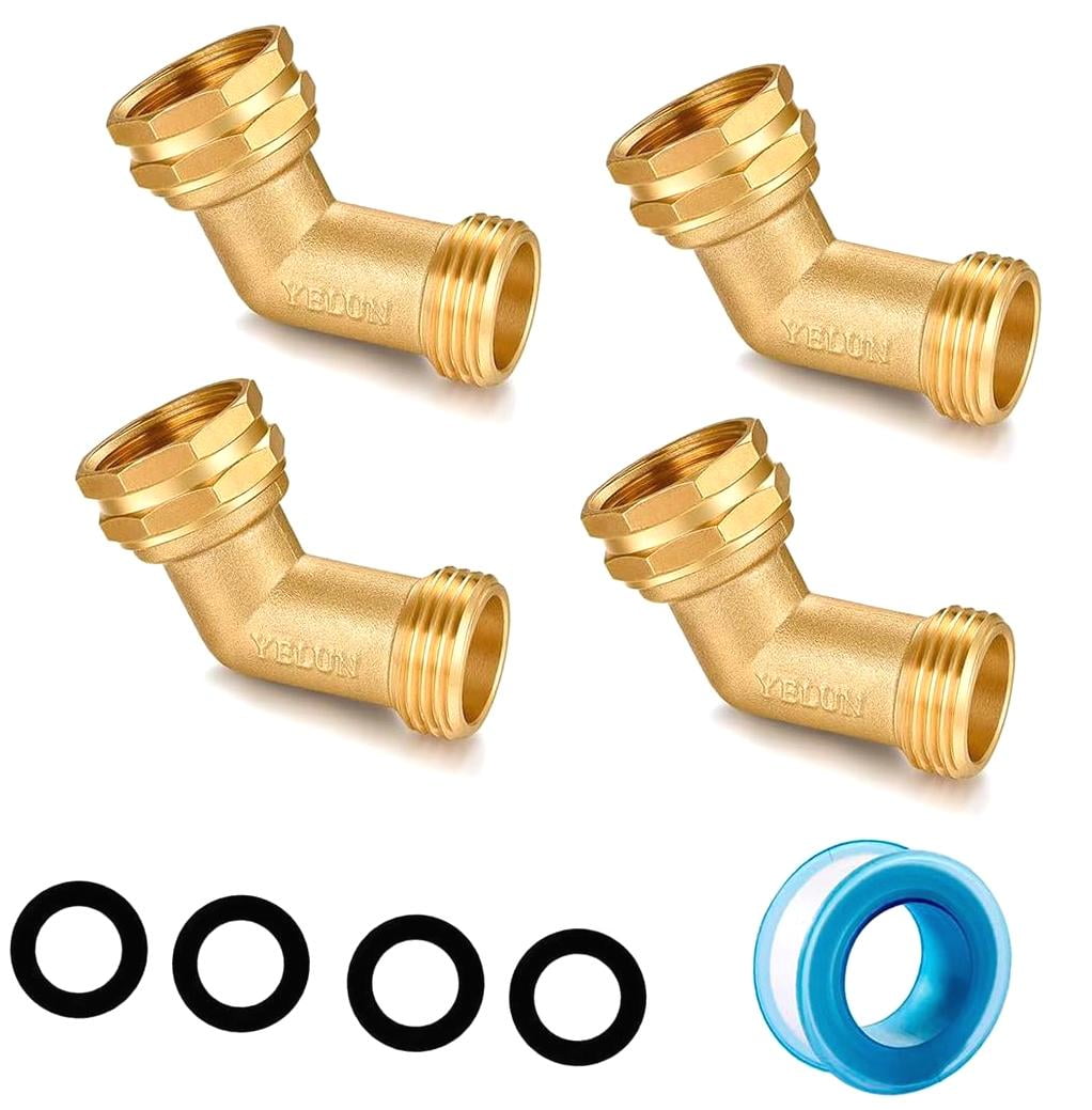 Wellsay 45-Degree Solid Pipe Fittings Hose Elbow - Alleviates Stress on ...