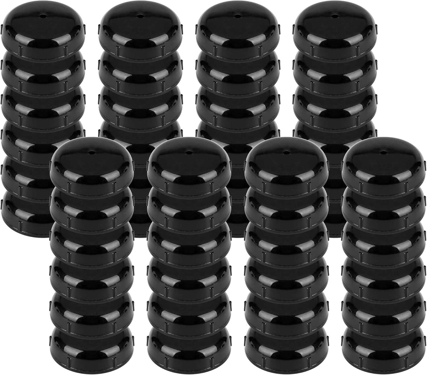Wellsay 48-Pack Wrought Iron Patio Furniture Feet Caps 1-1/2 inch Round ...
