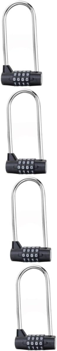 Wellsay 4pcs 4 Padlock Combination Mini Gate Keypad Doors Deadbolt ...