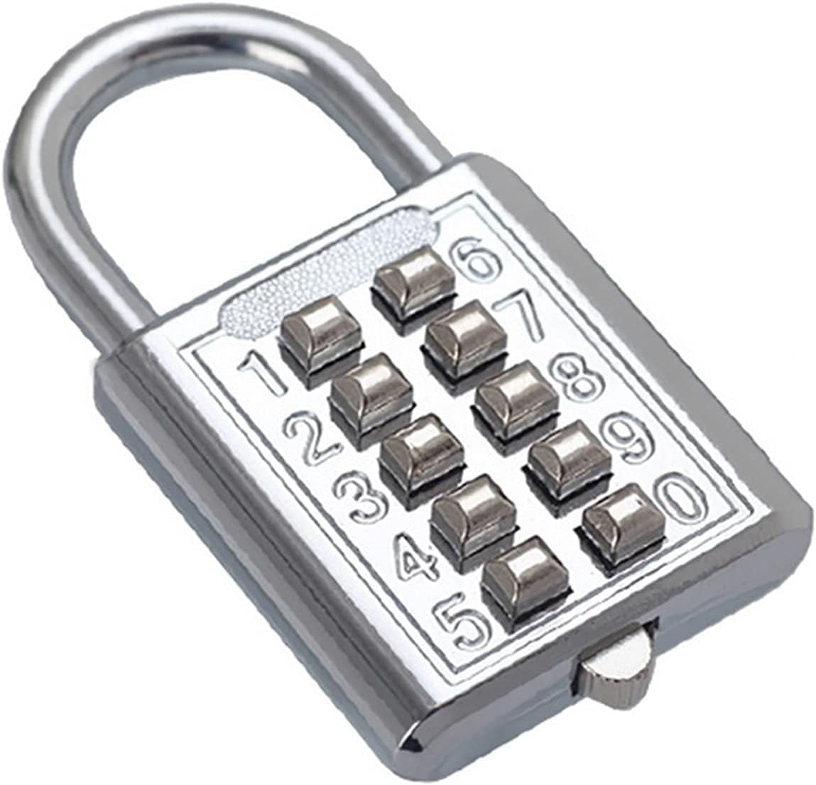 Wellsay 5 Colors 10 Digit Push Button Password Lock- 5 Digit Loc ...