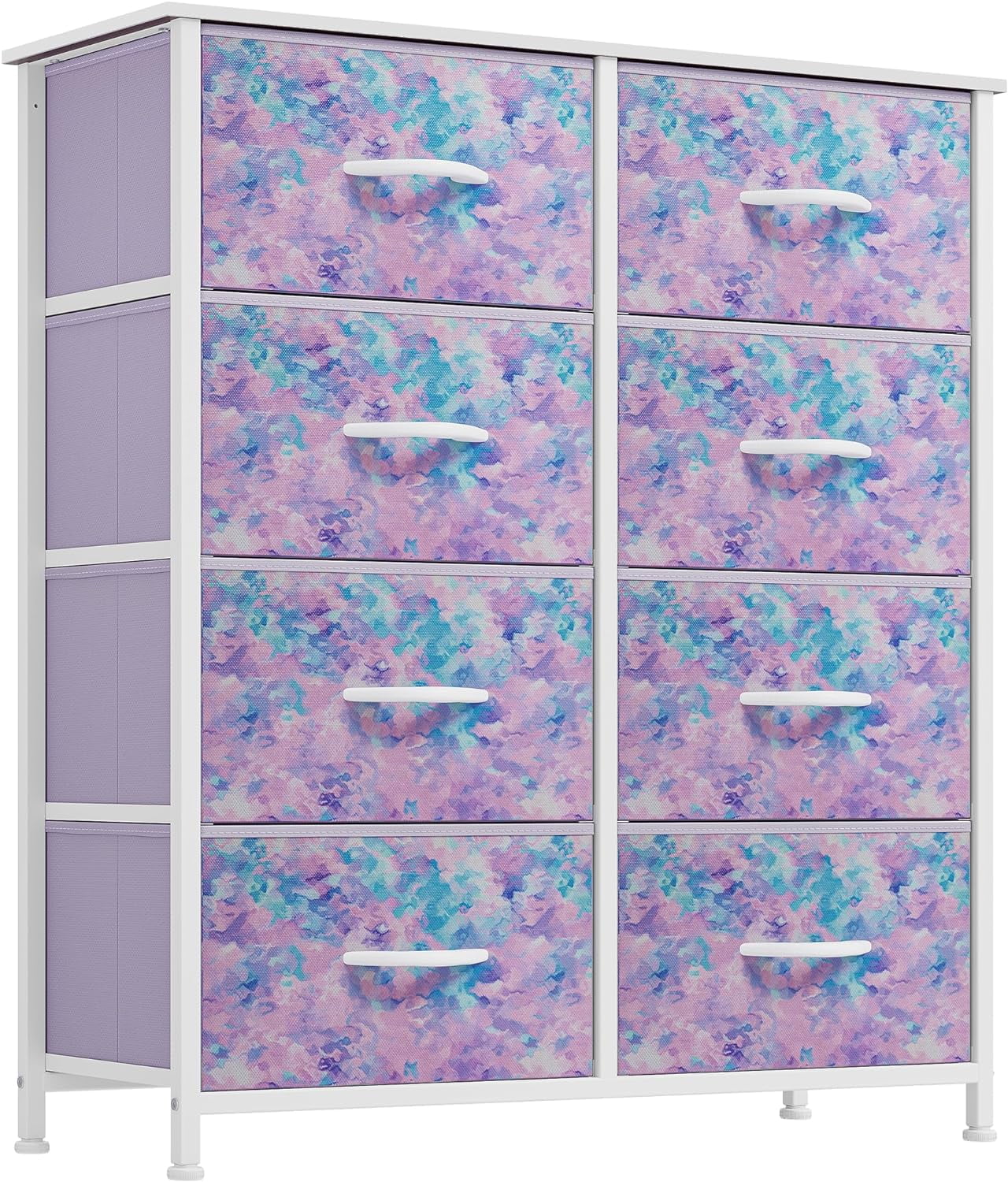 Wellsay 5 Drawers Dresser, Vertical Fabric Storage Tower Organizer t ...