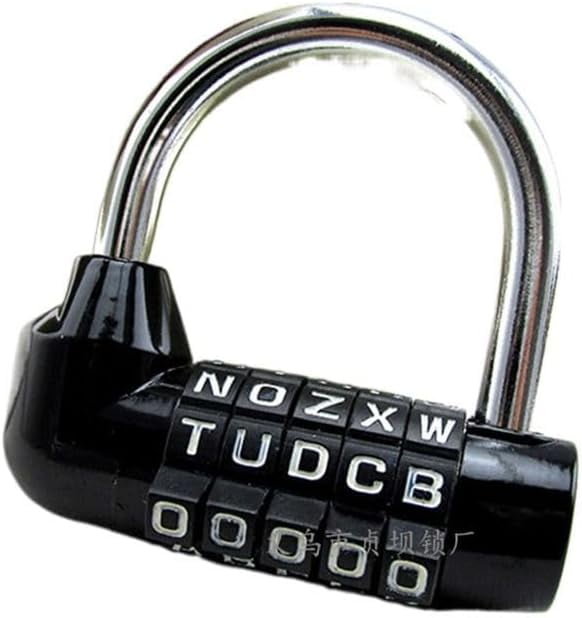 Wellsay 5 Letter Word Lock,5 Digit Combination Lock,Portable ...