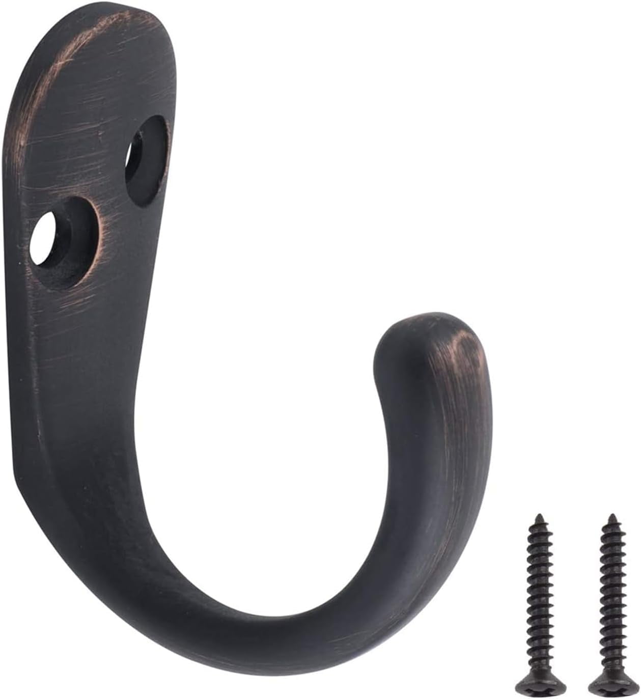 Wellsay 5-Pack Robe Hooks Oil Rubbed Bronze, Heavy Duty Wall-Mounted ...