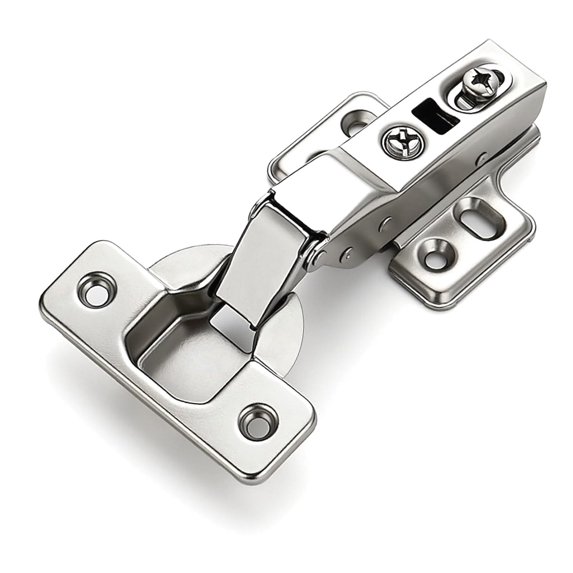 Wellsay 5 Pairs 10 Pack European Half Overlay Soft Close Cabinet Hinges ...