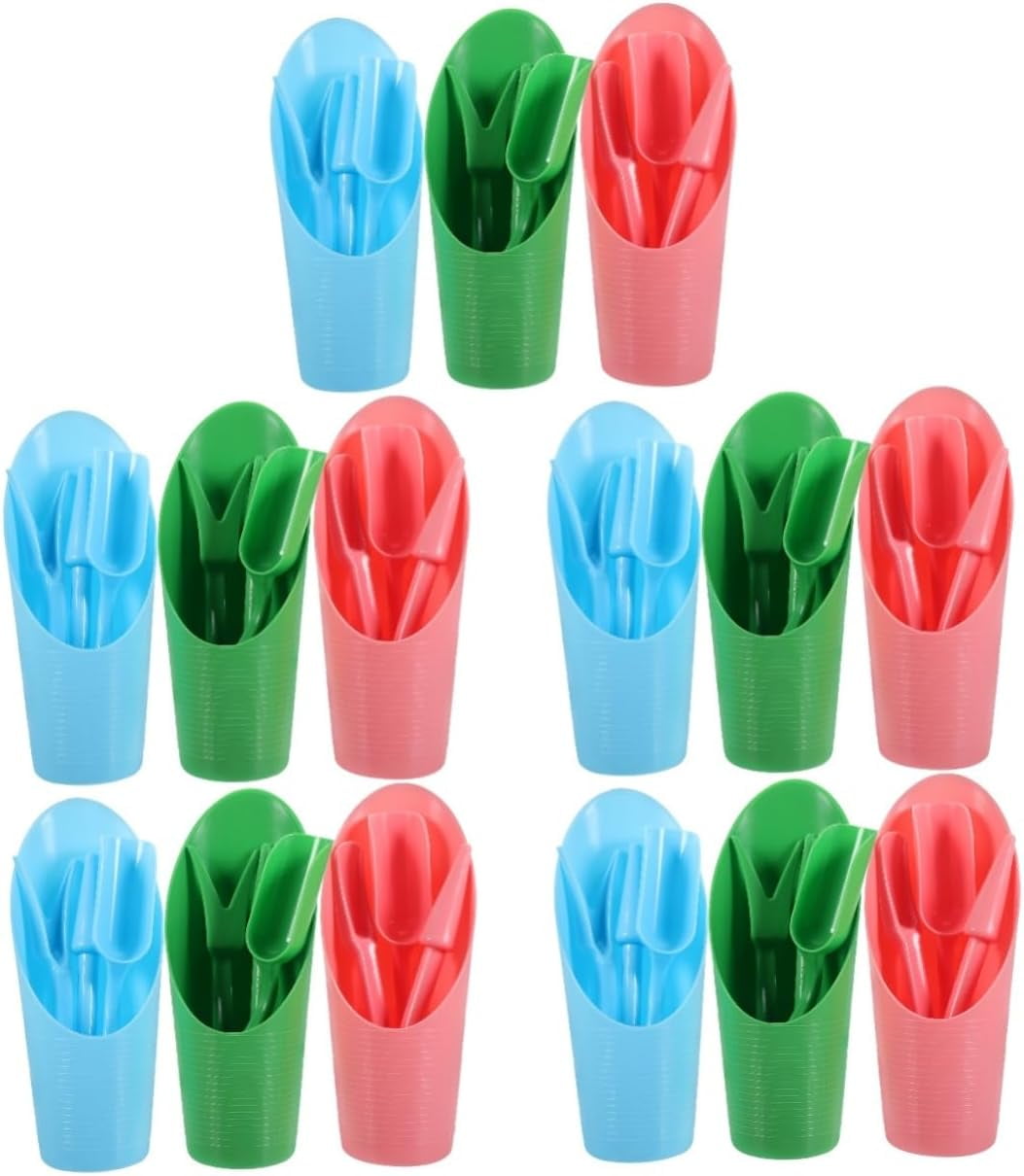 Wellsay 5 Sets Garden Shovel Soil Digging Tool Decorative Scoop Smooth ...