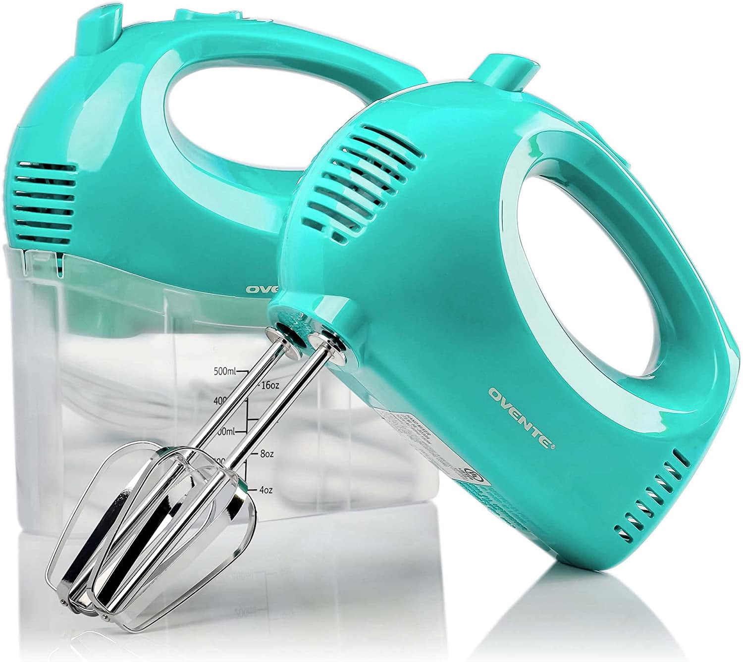 Wellsay 5-Speed Electric Hand Mixer with Stainless Steel Mixing Whisk ...