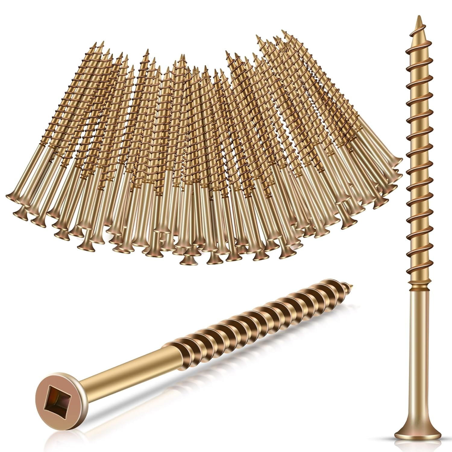 Wellsay 50 Pcs Repair Floor Screws, versal Screws for Floor Repair t ...