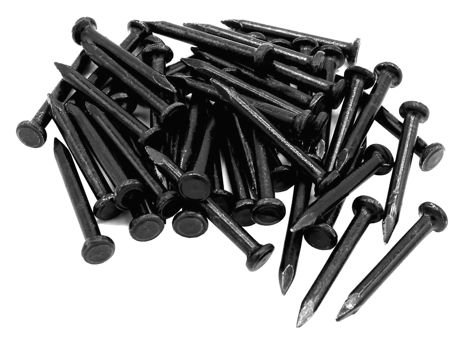 Wellsay 50 pieces Nails 0.79 inch Length, Carbon Steel Point Tip Wall ...