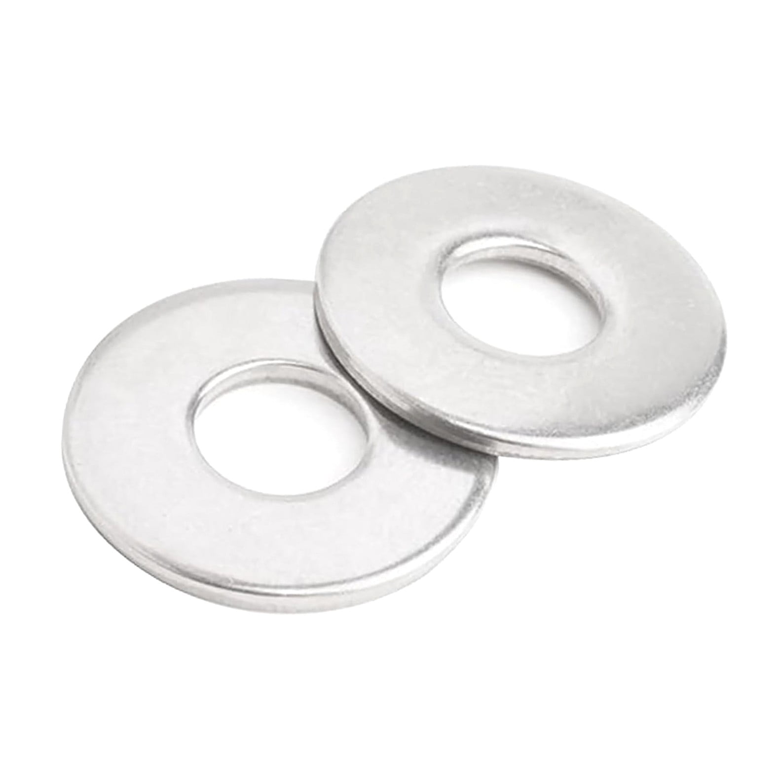 Wellsay #6 0.375 outer diameter flat washer, 18-8 (304) steel flat ...