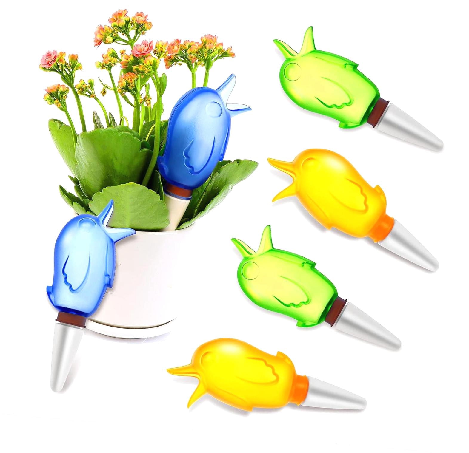 Wellsay 6 Pack Self Watering Plant Watering Devices for Plant Growth ...