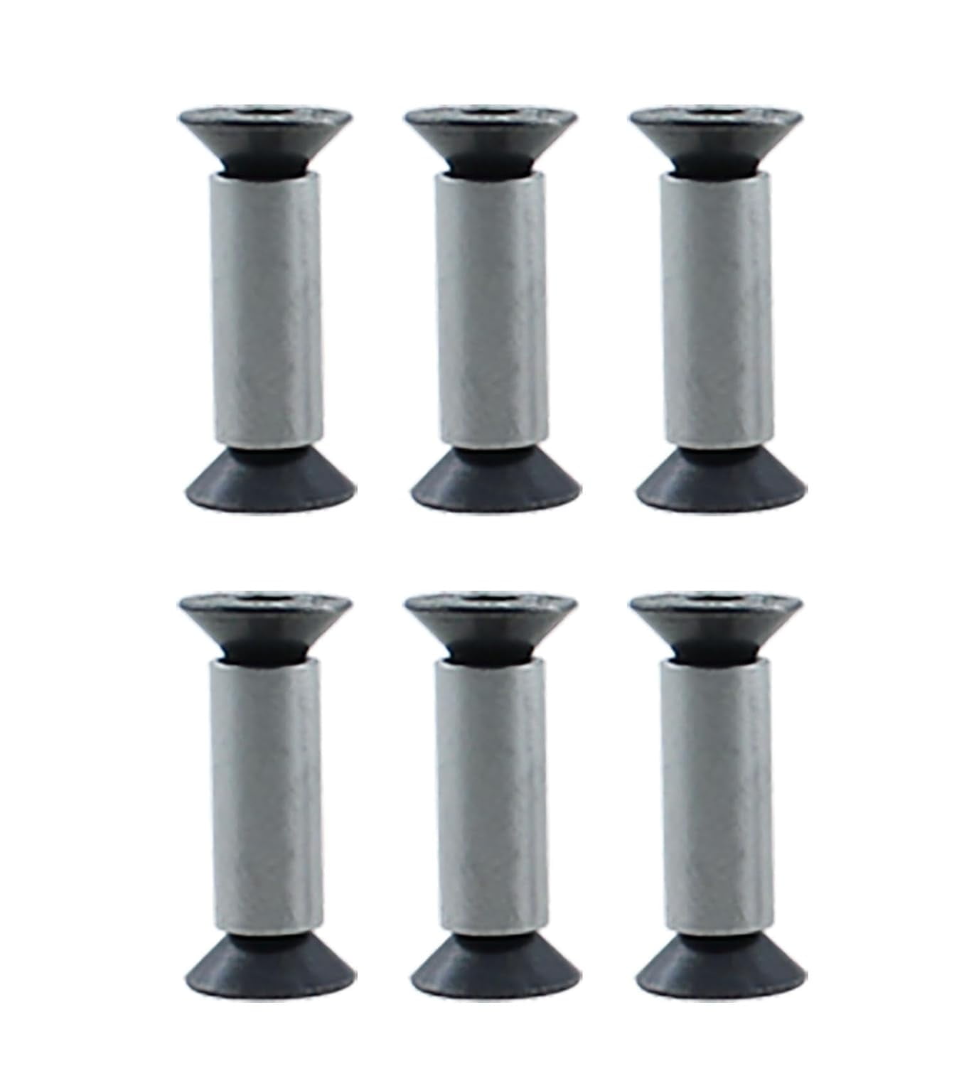 Wellsay 6PCS DIN 912 Alloy Steel Shank Screw Rivet Bolt Fastener ...