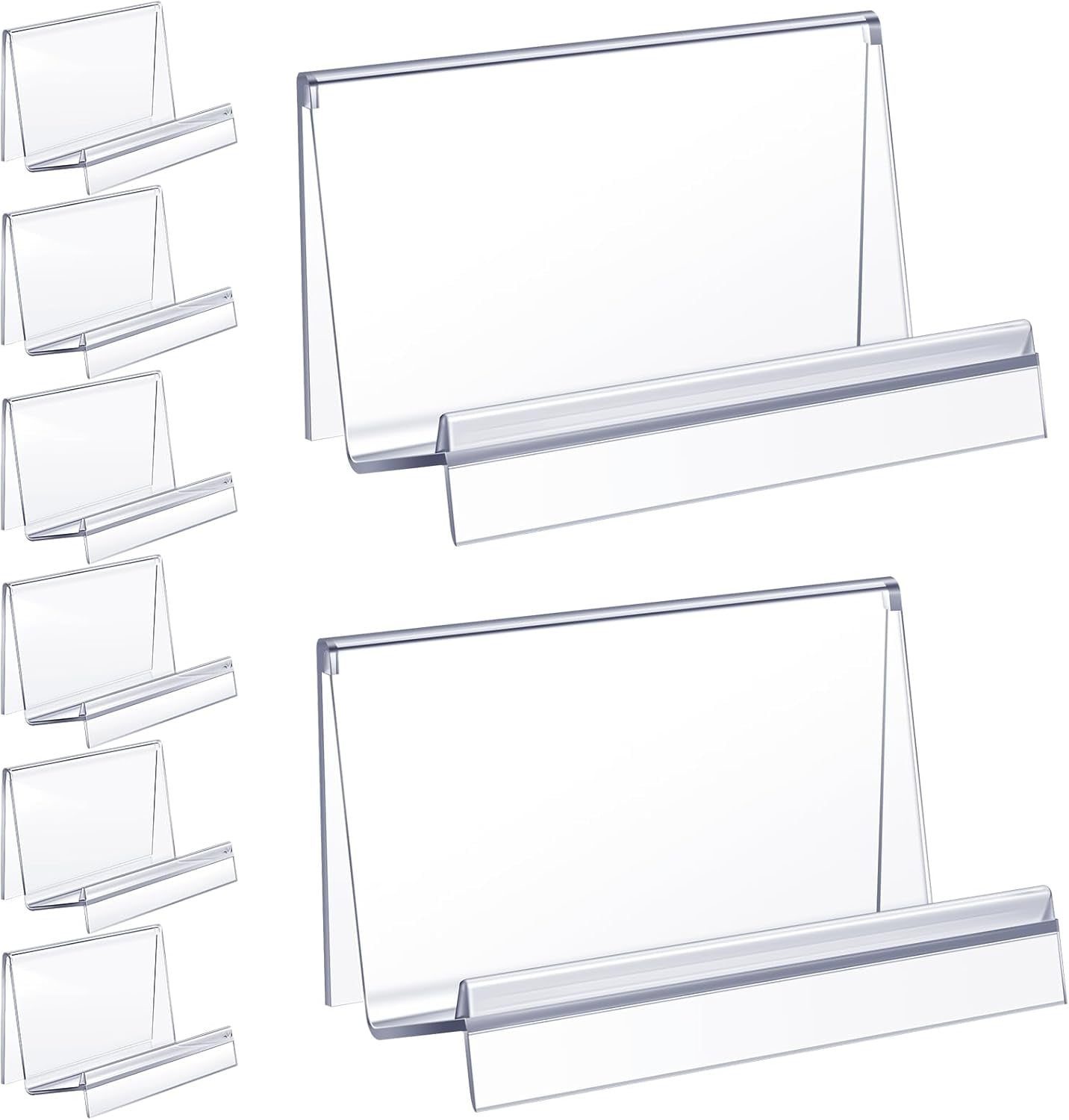 Wellsay 8 Pcs se Display Stand Clear Acrylic Wallet Display Stand se ...