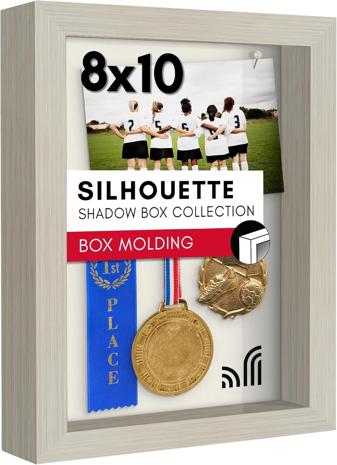 Wellsay 8x10 Shadow Box Frame with Shatter-Resnt Glass - Collection ...