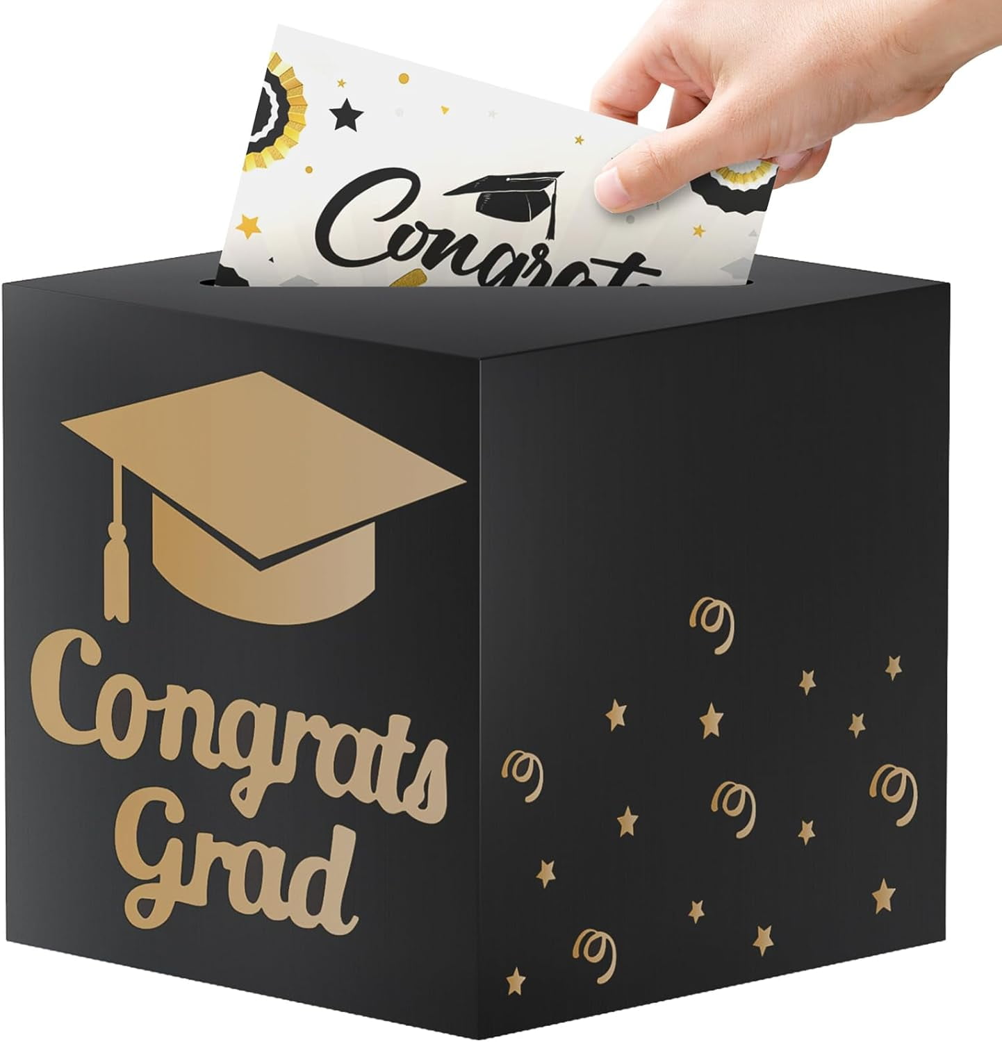 Wellsay 9" Graduation Card Box, Graduation Decorations 2025 - Congrats ...