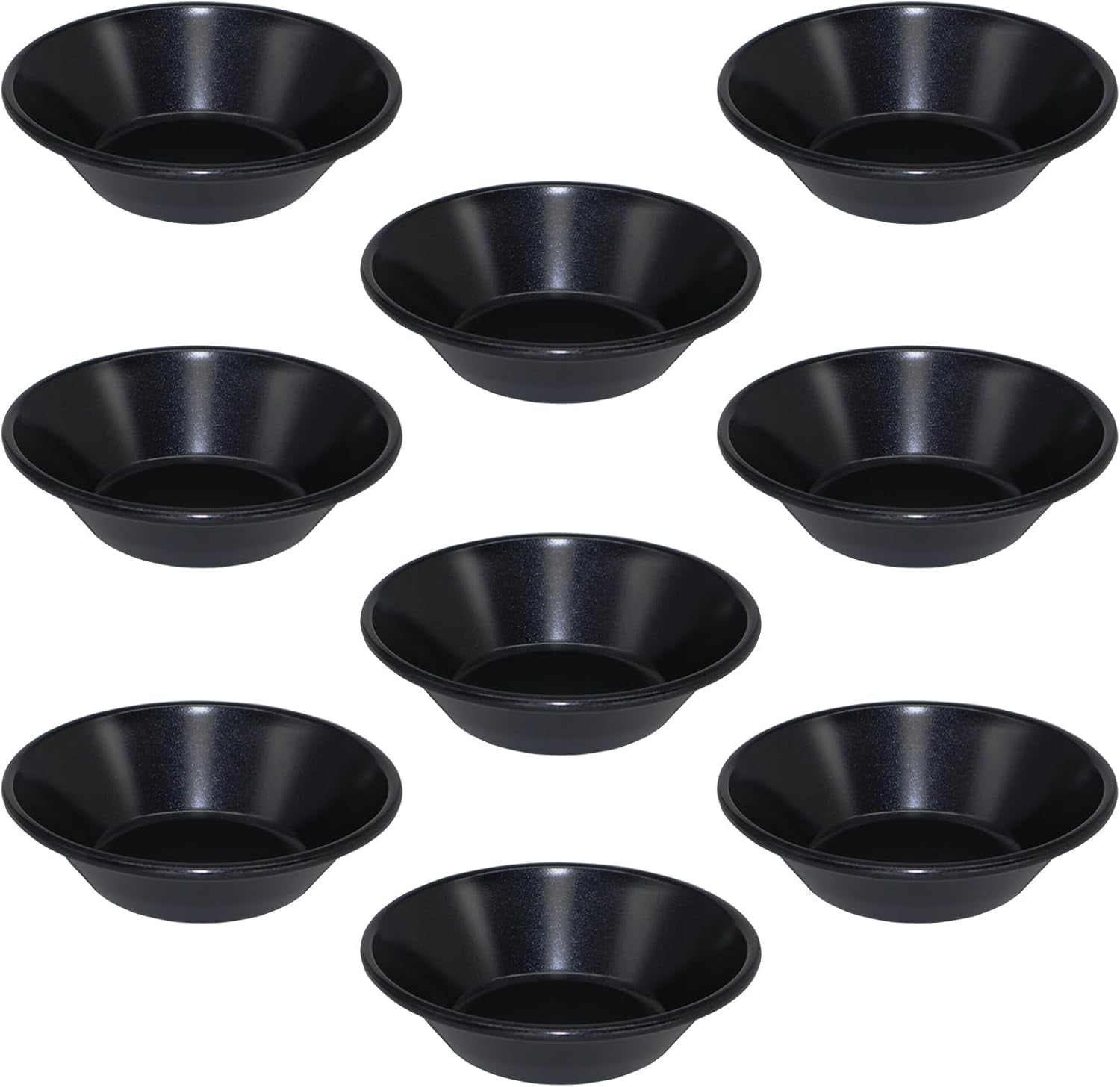 Wellsay 9-Piece Molds 3-Inch Pastel de Nata Tins, Carbon Steel Tins ...