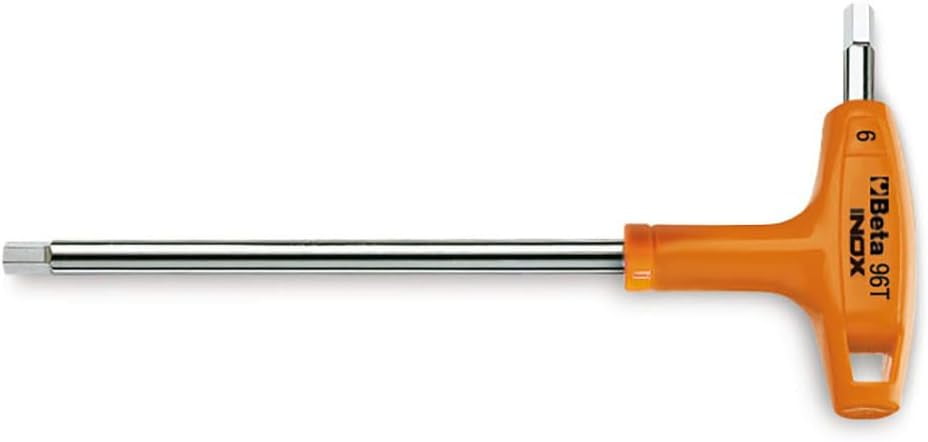 Wellsay 96TINOX Stainless Steel High Torque T-Handle Hex Key Allen ...