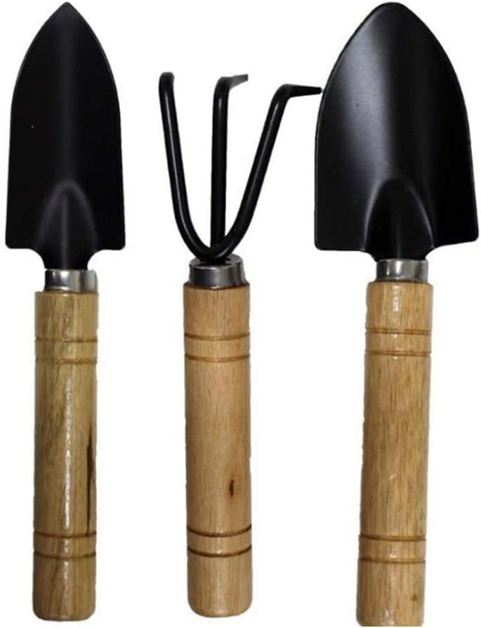 Wellsay AK 1 Set Garden Tools Set of 3 Mini Garden Tools - Small Spade ...