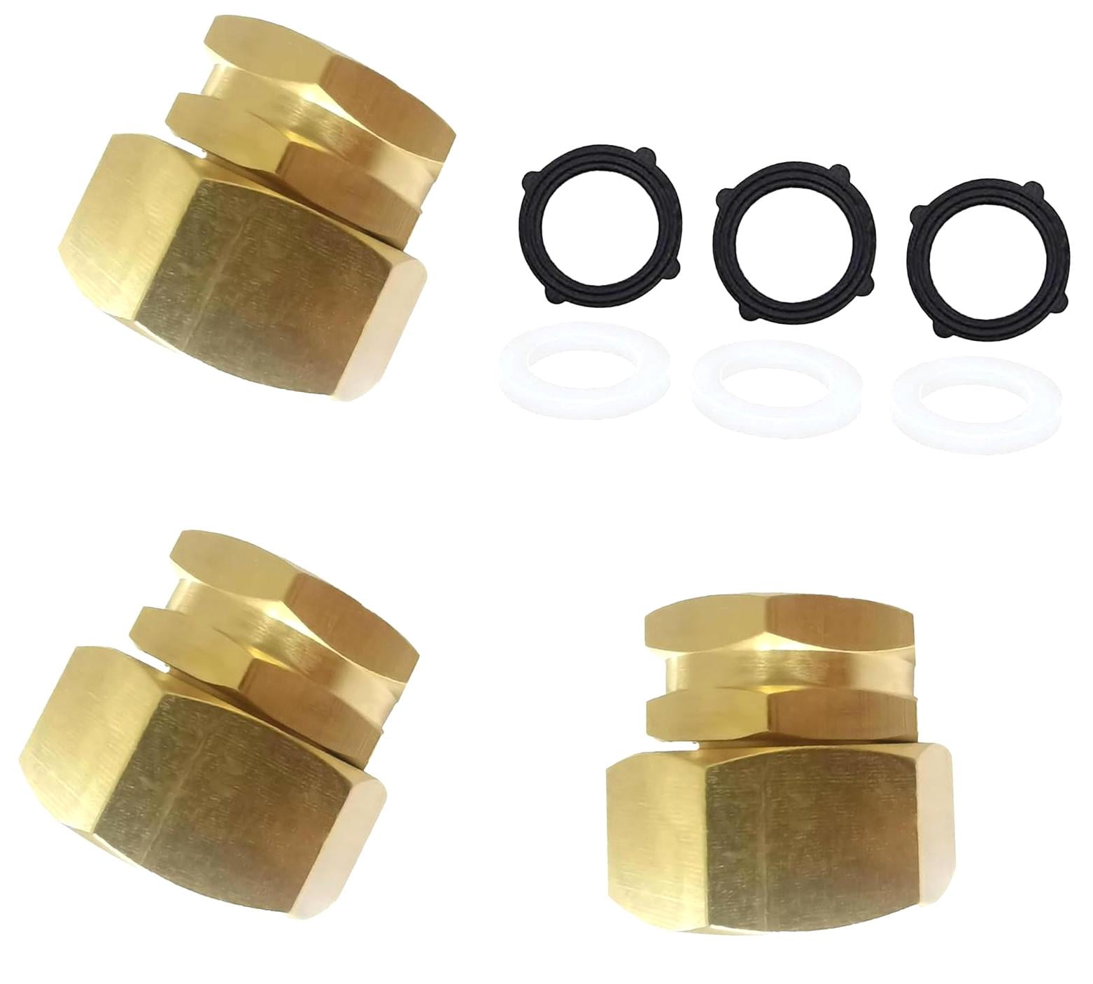 Wellsay Fittings 1 NPT Female x 3/4 GHT Female adapter, Reducer ...
