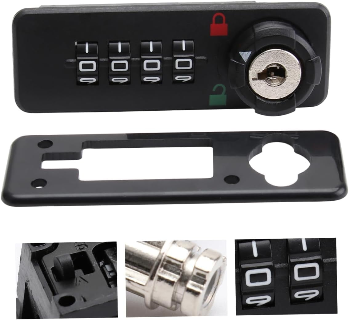 Wellsay Abs Plastic 4 Mechanical Cabinet Lock Password Combination Lock ...