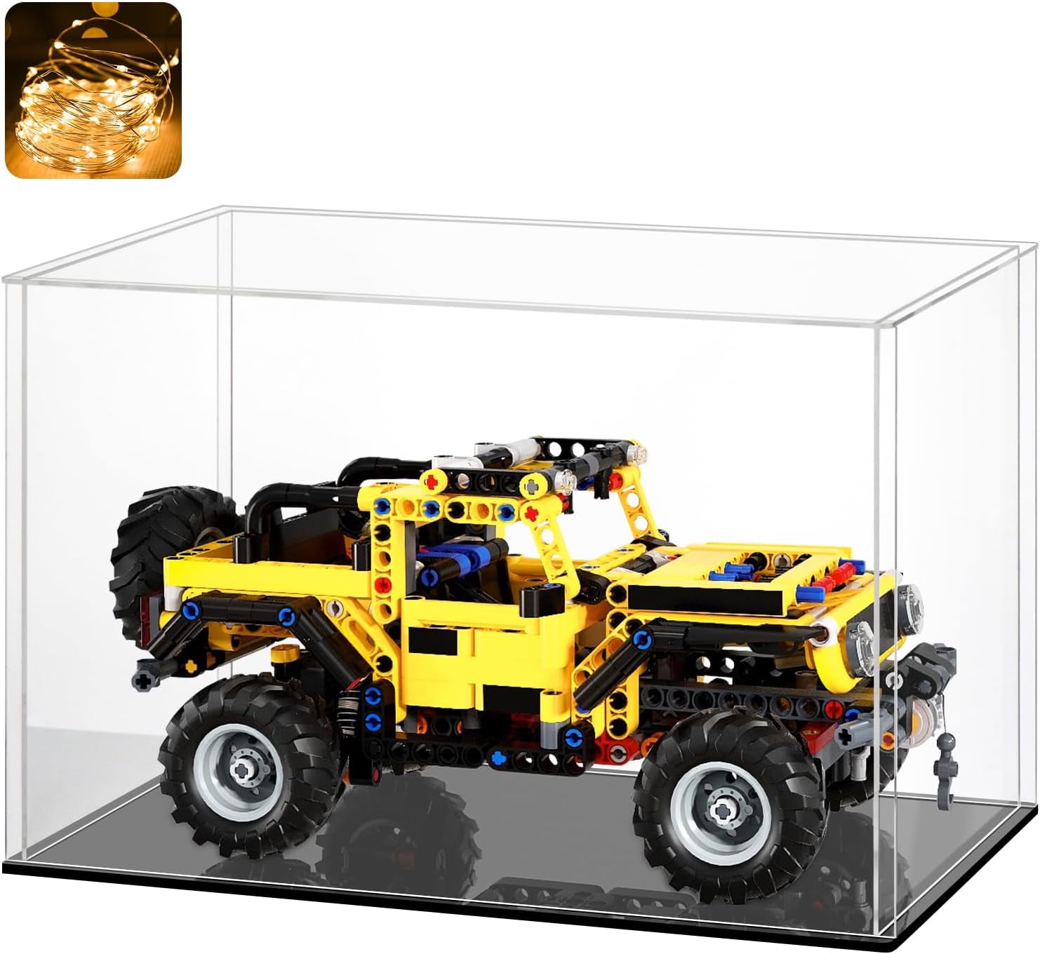 Wellsay Acrylic Display Case for Collectibles, Alternative Glass ...