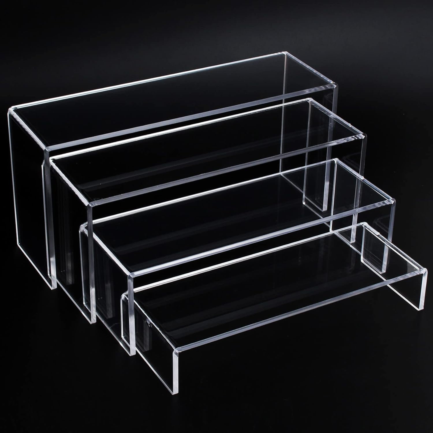 Wellsay Acrylic Display Riser,4.m Heavy Duty Crystal Display Stand ...