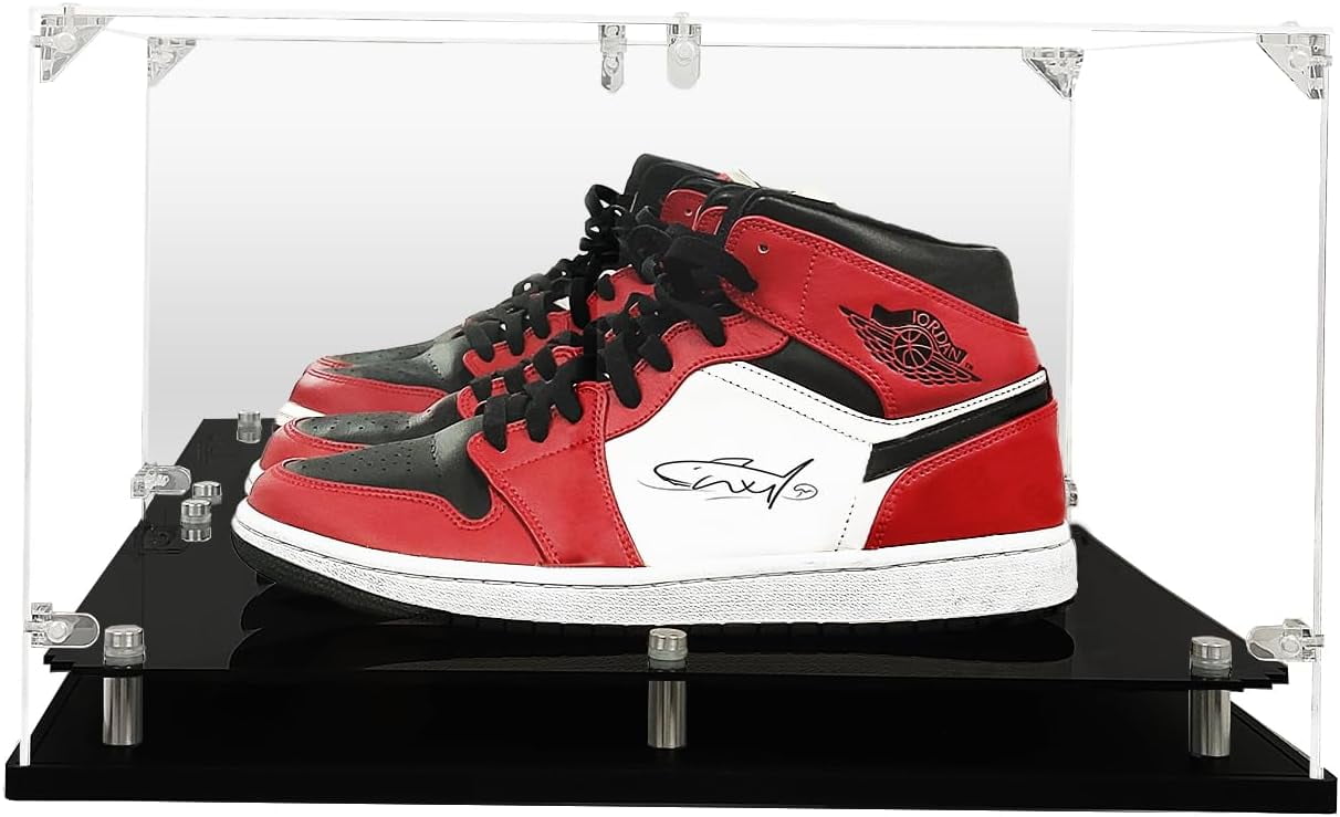 Wellsay Acrylic Sneaker Display Case - Transparent Shoe Box. Sneaker ...
