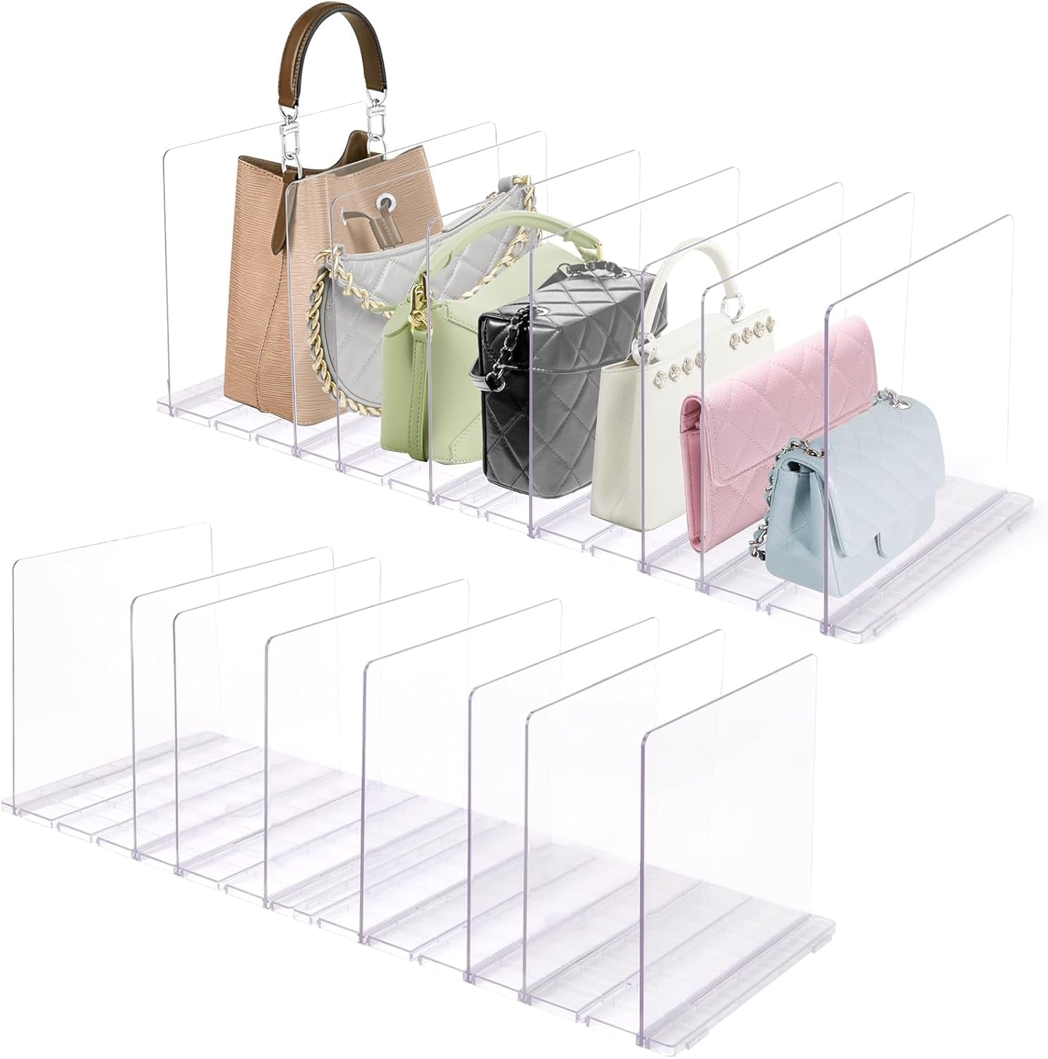 Wellsay Acrylic se Organizer, se Storage Rack for Closet Organization ...
