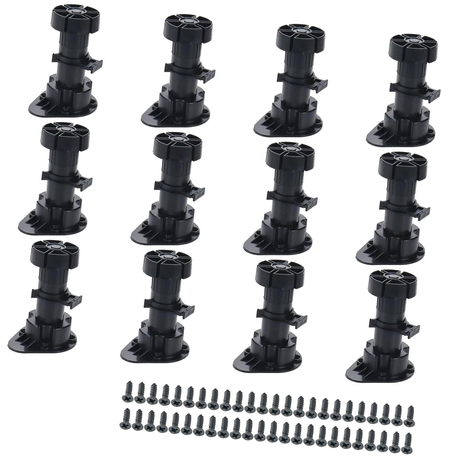 Wellsay Adjustable Cabinet Levelers, 3.9 to 5 Inches Height Range ...
