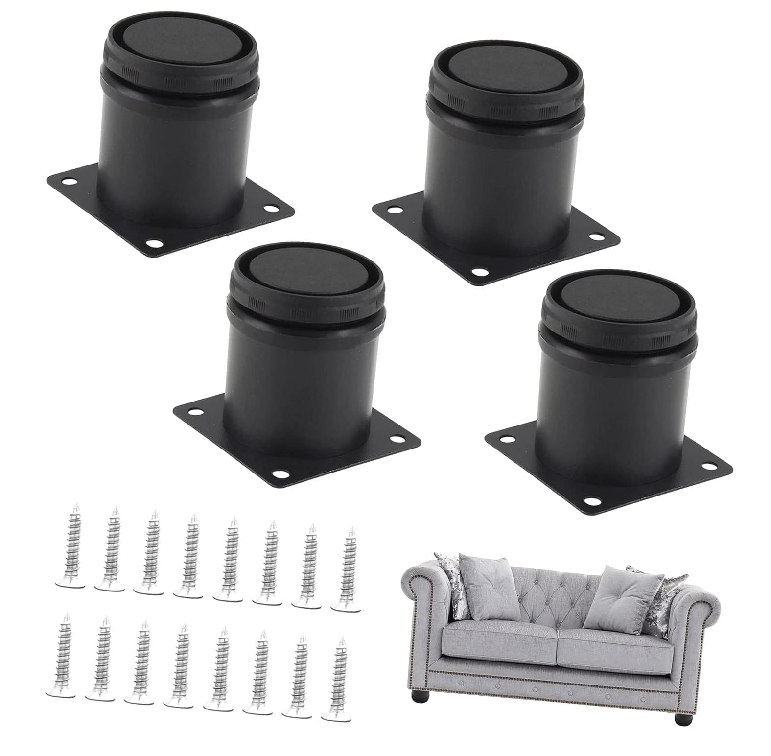 Wellsay Adjustable Furniture Supports 2.4 Inch / 60mm Set of 4, 2 Inch ...