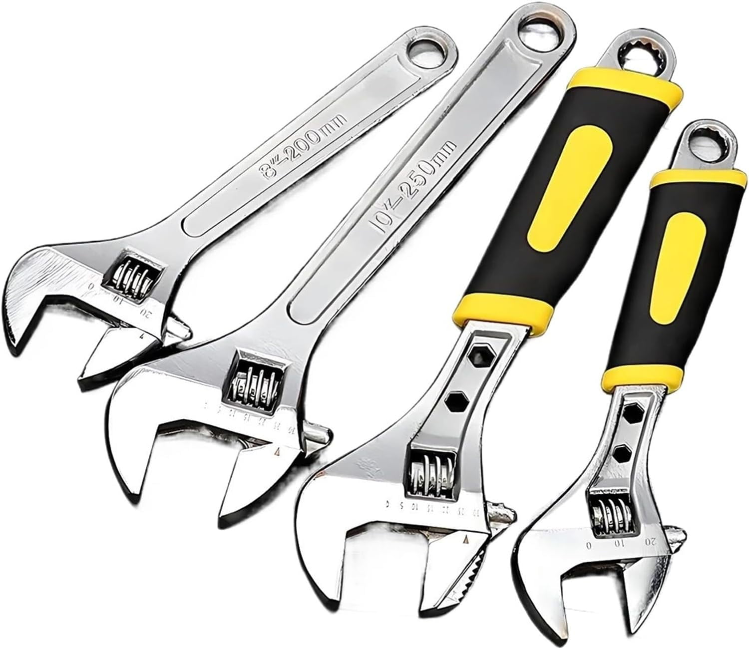 Wellsay Adjustable wrench Large Opening Adjustable Spanner Monkey ...