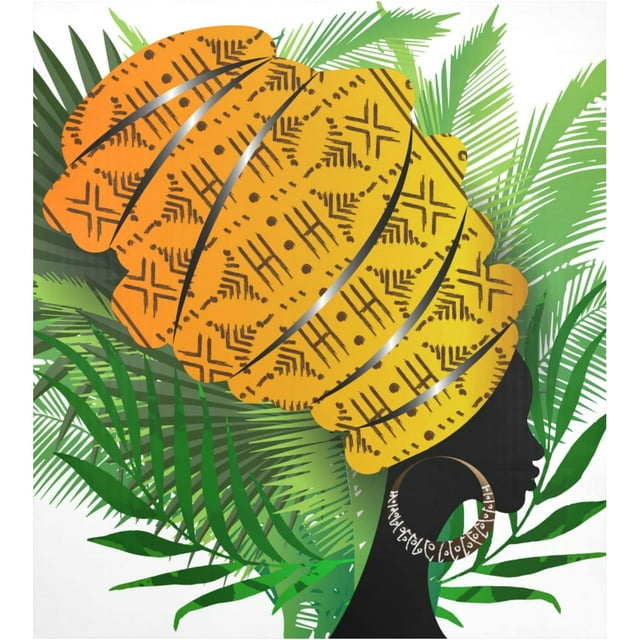 Wellsay Afro African American Palm Leaf Large Dishwasher Magnet ...