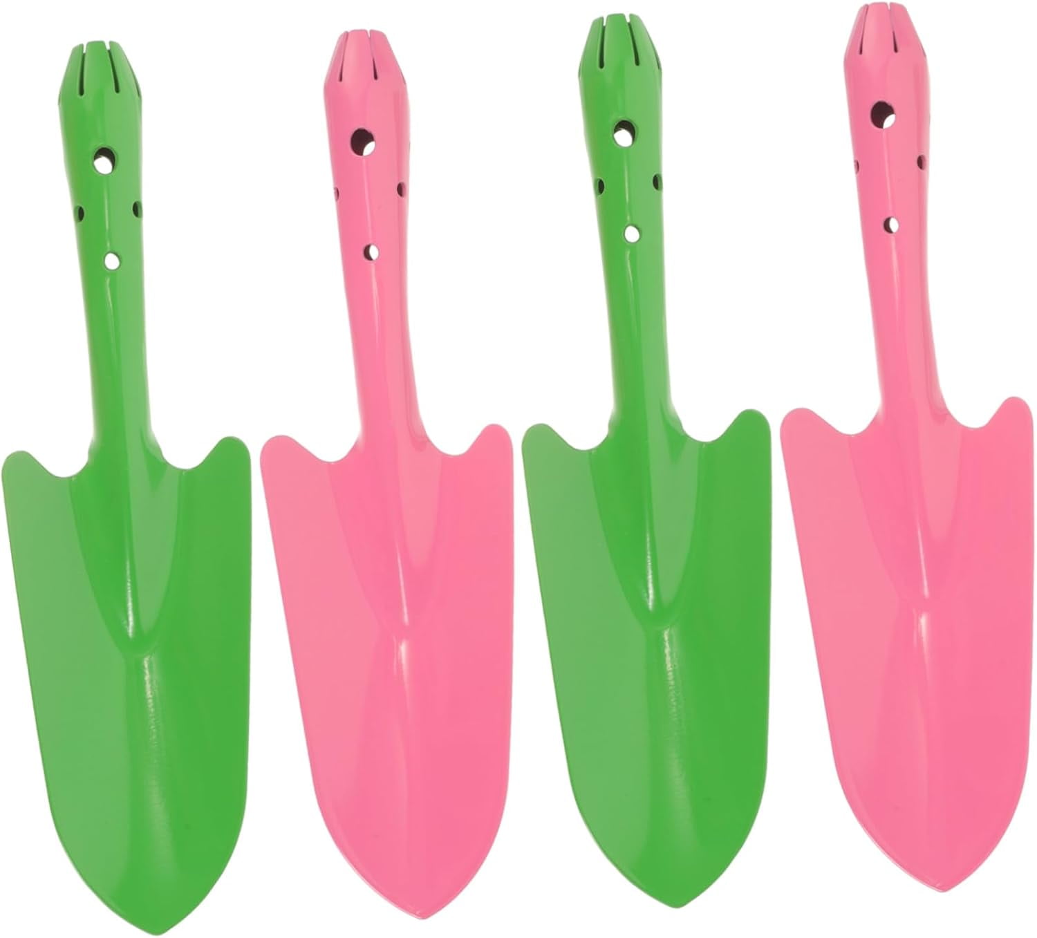 Wellsay All-pose 4pcs Garden Shovel Set Small Iron Trowel for Planting ...