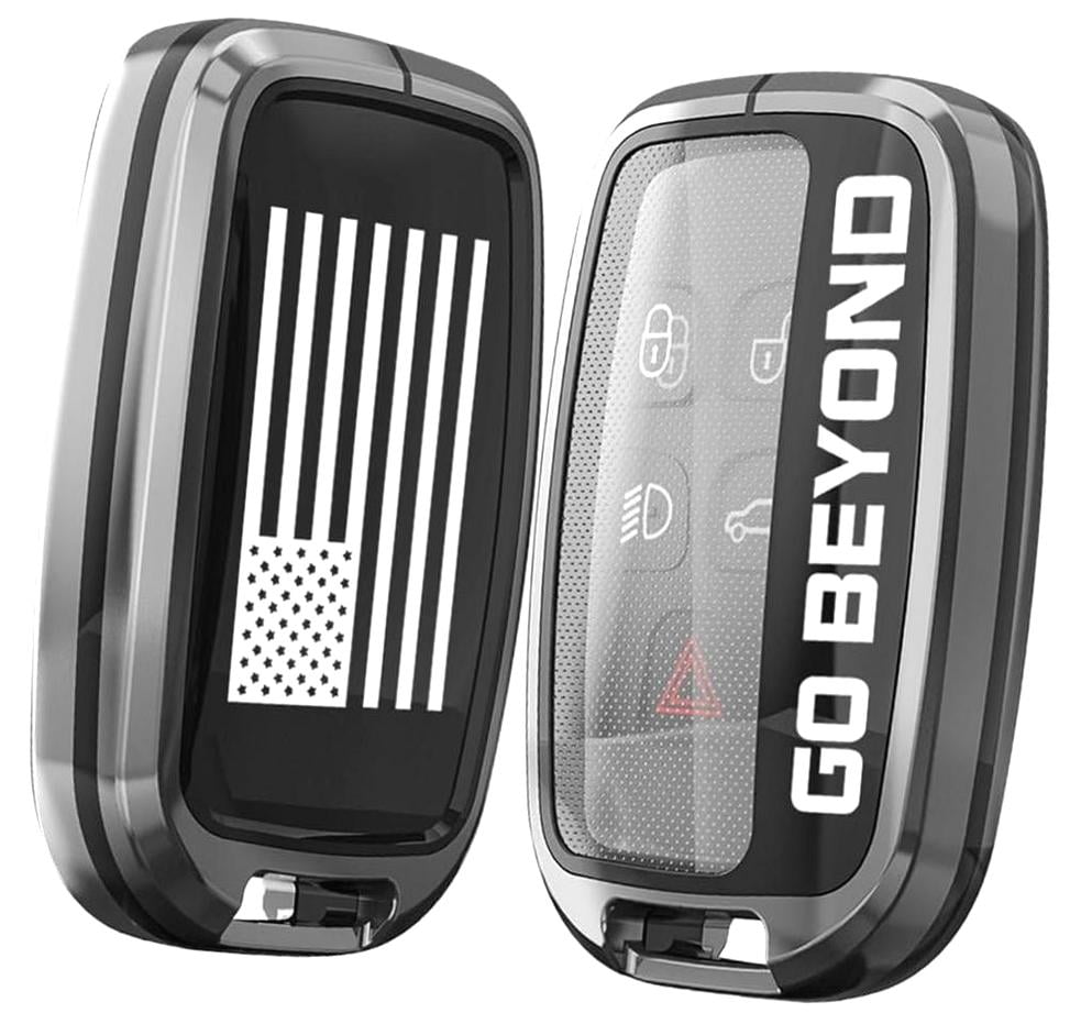 Wellsay Alloy Metal Key Fob Case, with LR Range Rover Evoque Velar ...