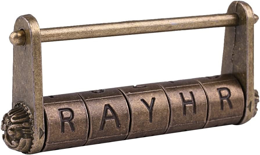 Wellsay Antue Vintage Combination Password Lock Padlock, nese ...