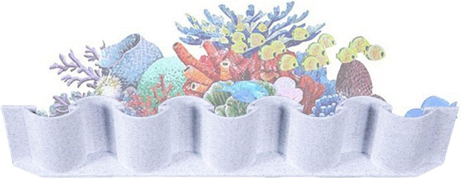 Wellsay Aquarium Substrate Barrier - Gravel Divider for Aquariums ...