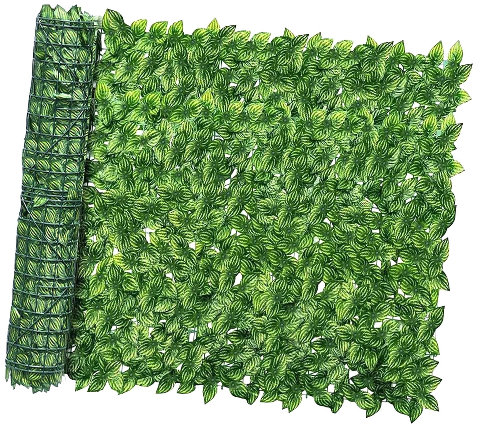 Wellsay Artificial Ivy Privacy Fence Screen, 120x40 inch Artificial ...