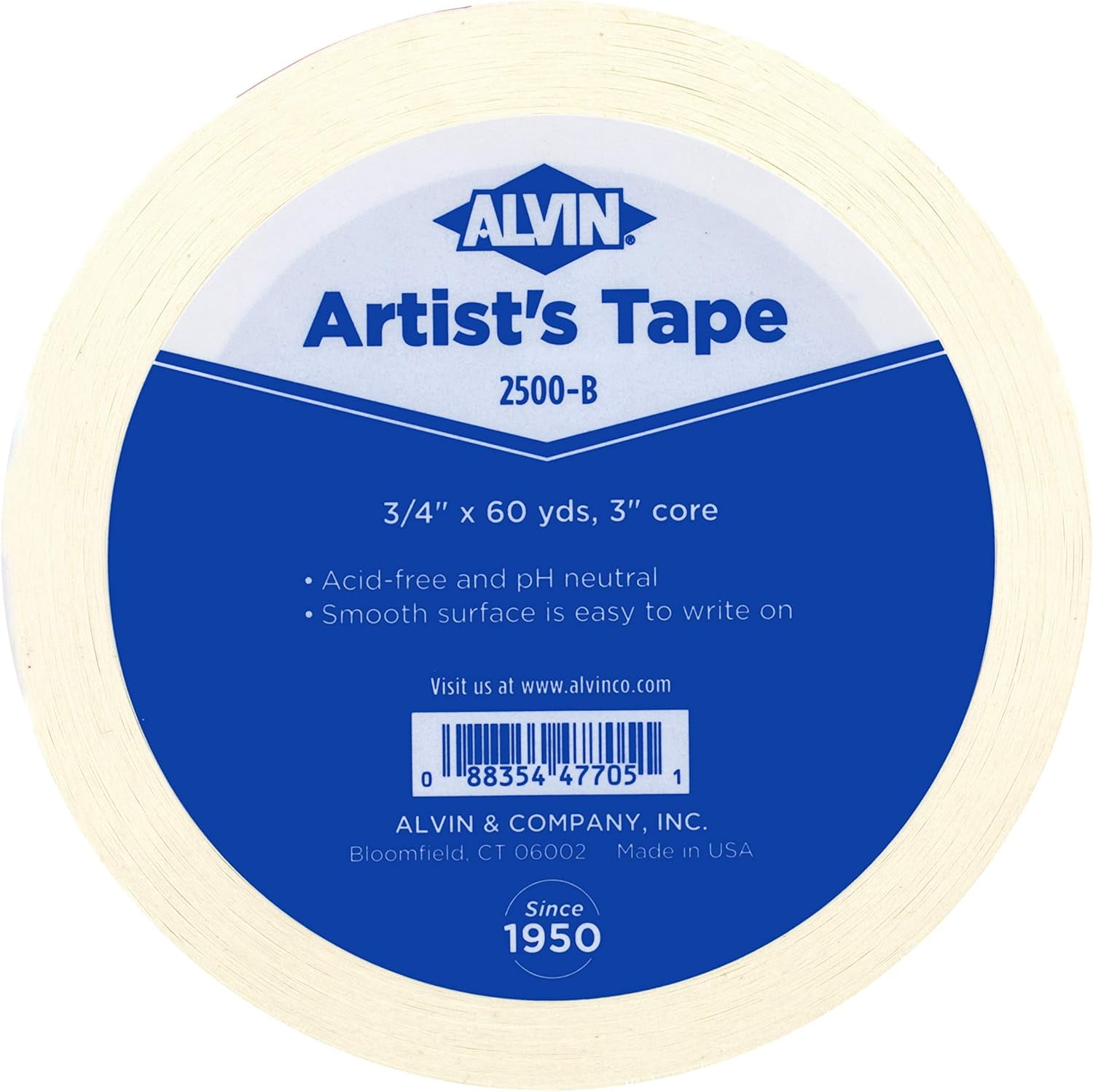Wellsay Artist Tape 3/4" Inch 60 Yards Model 2500-B for DIY Water Color Drafting Labeling Ming ...